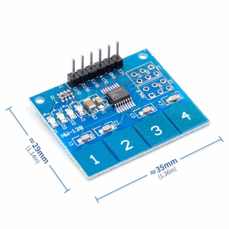 TTP224 4-way Capacitive Touch Switch Module 4×1 TTP224 4 Channel ... TTP224 4-way Capacitive Touch Switch Module 4×1 TTP224 4 Channel ...
