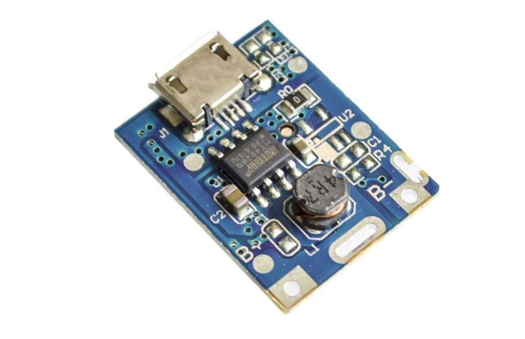 5V Step-Up Power Boost Module Lithium Battery Charging Protection Board ...