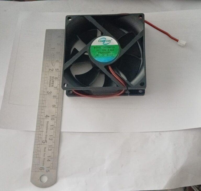 DC Fan 3 inch 12V 0.22A Brushless Cooling blade – Makestore