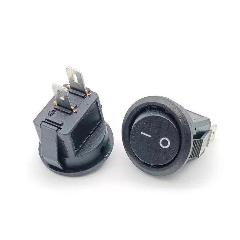 Mini Round Rocker Switch 2 Pin KCD11 3A 250V AC – Makestore