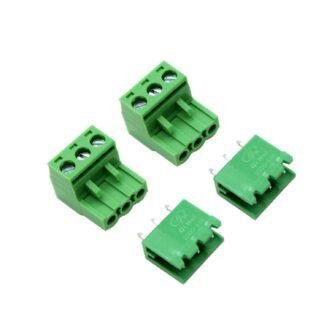3 Pin Pluggable Screw Terminal Block Male Female pair Plug 3.81mm Pitch ...